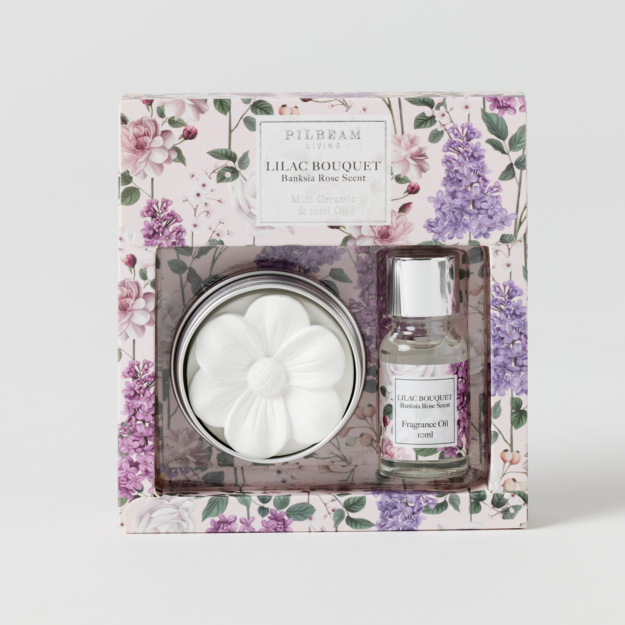Lilac Bouquet Scented Disc Gift Set - Banksia Rose - Pilbeam Living