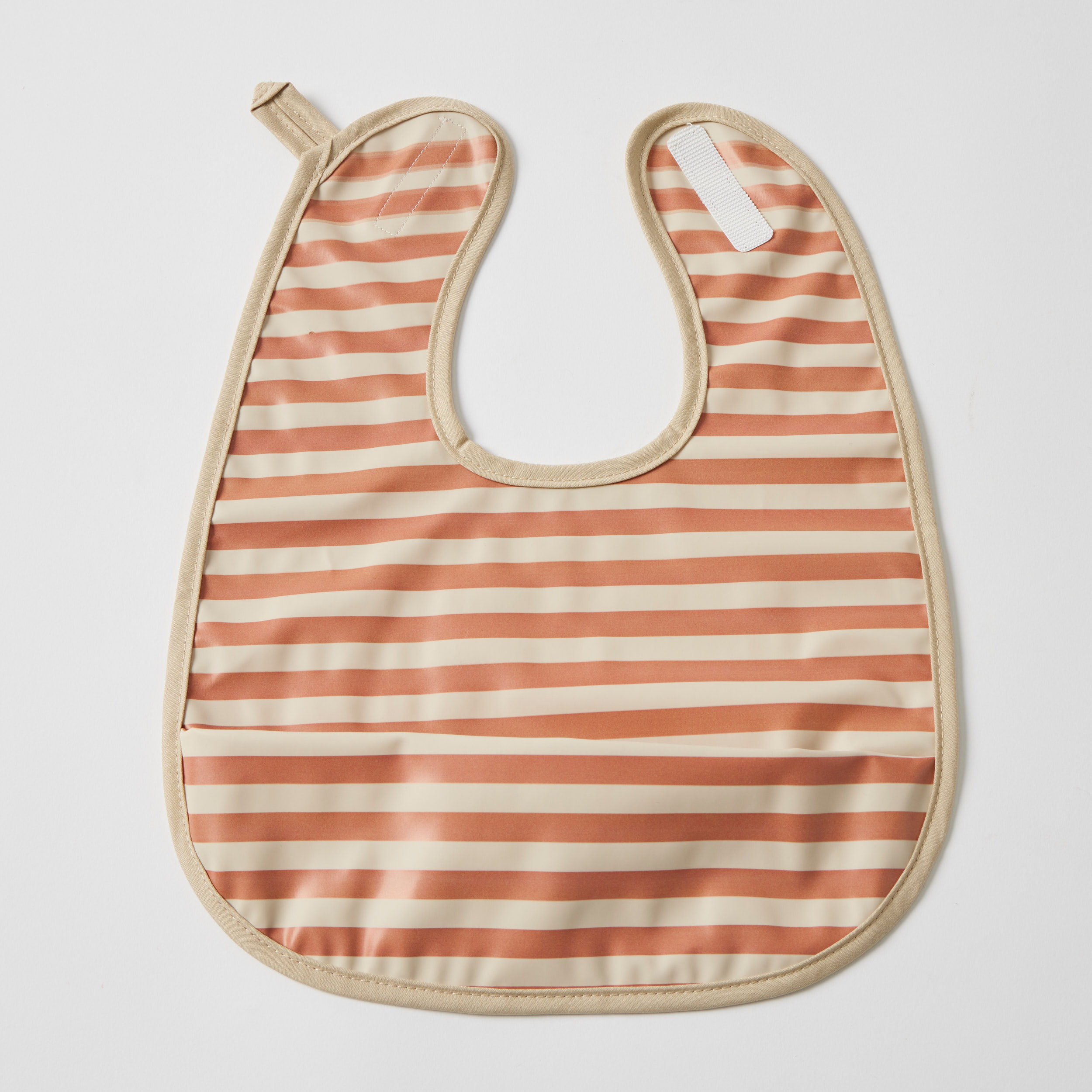 Jiggle & Giggle Stripe Traditional Bib - Pilbeam Living