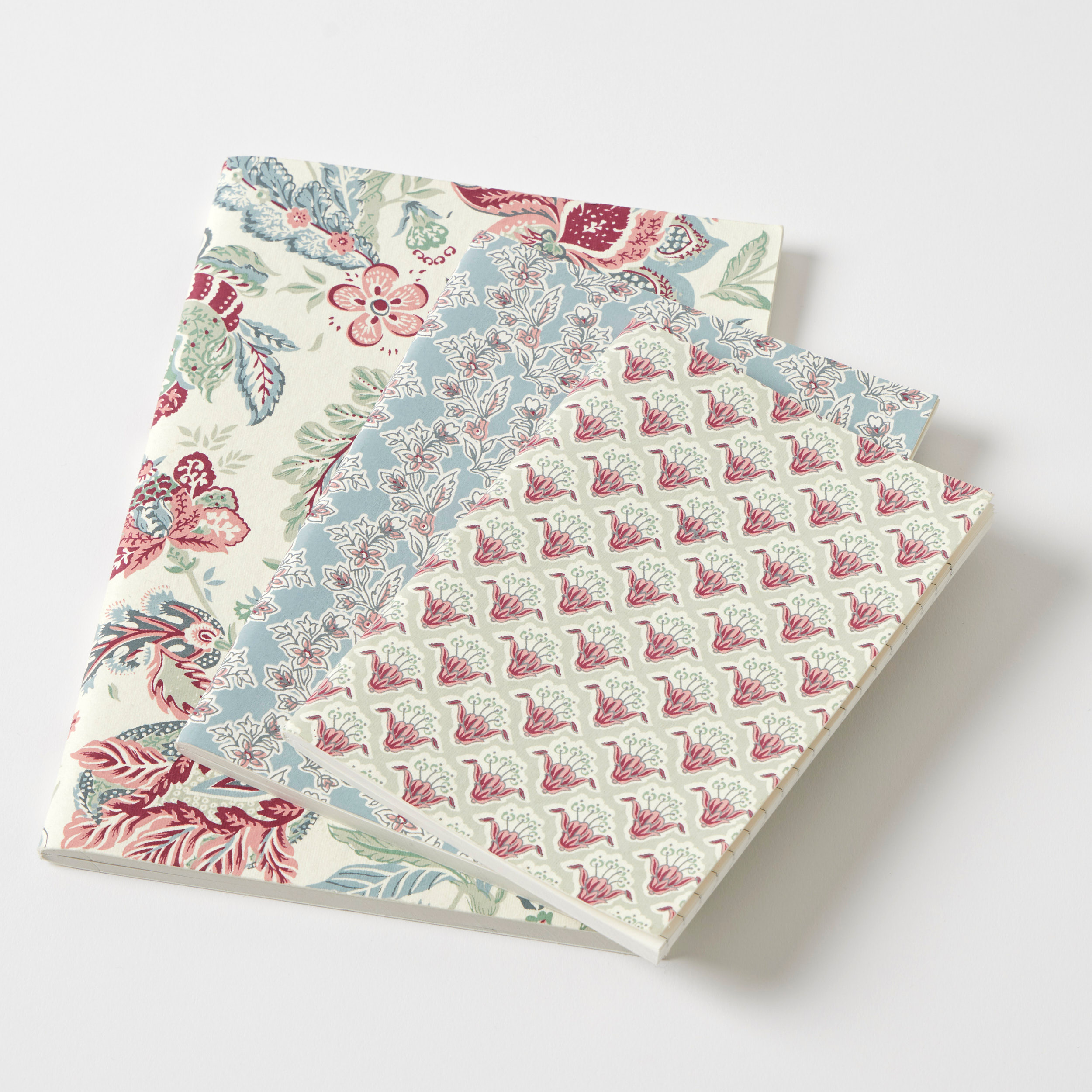 Indienne 50 Page Notebooks Set of 3 - Pilbeam Living