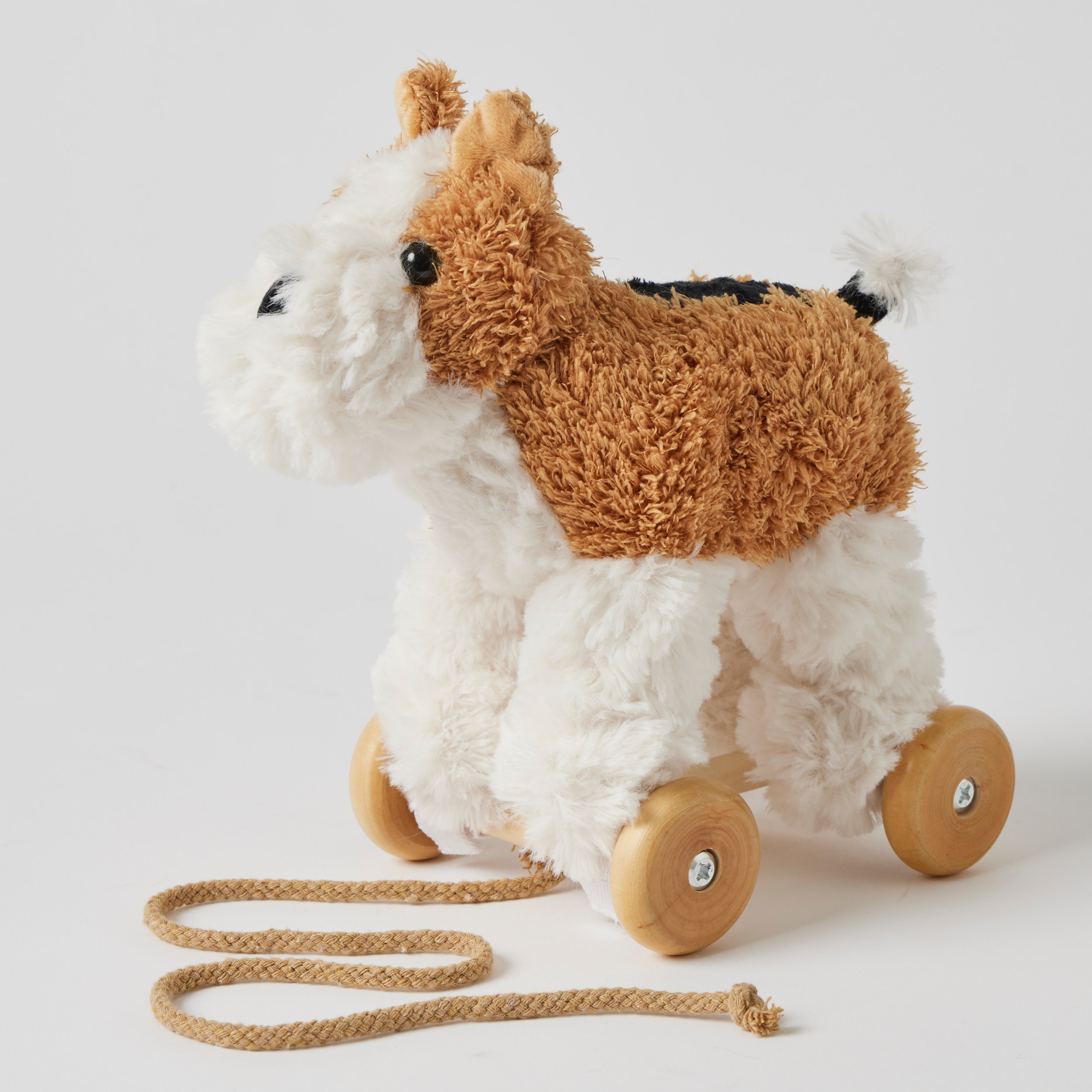Jiggle & Giggle Dog Plush Pull Along - Pilbeam Living
