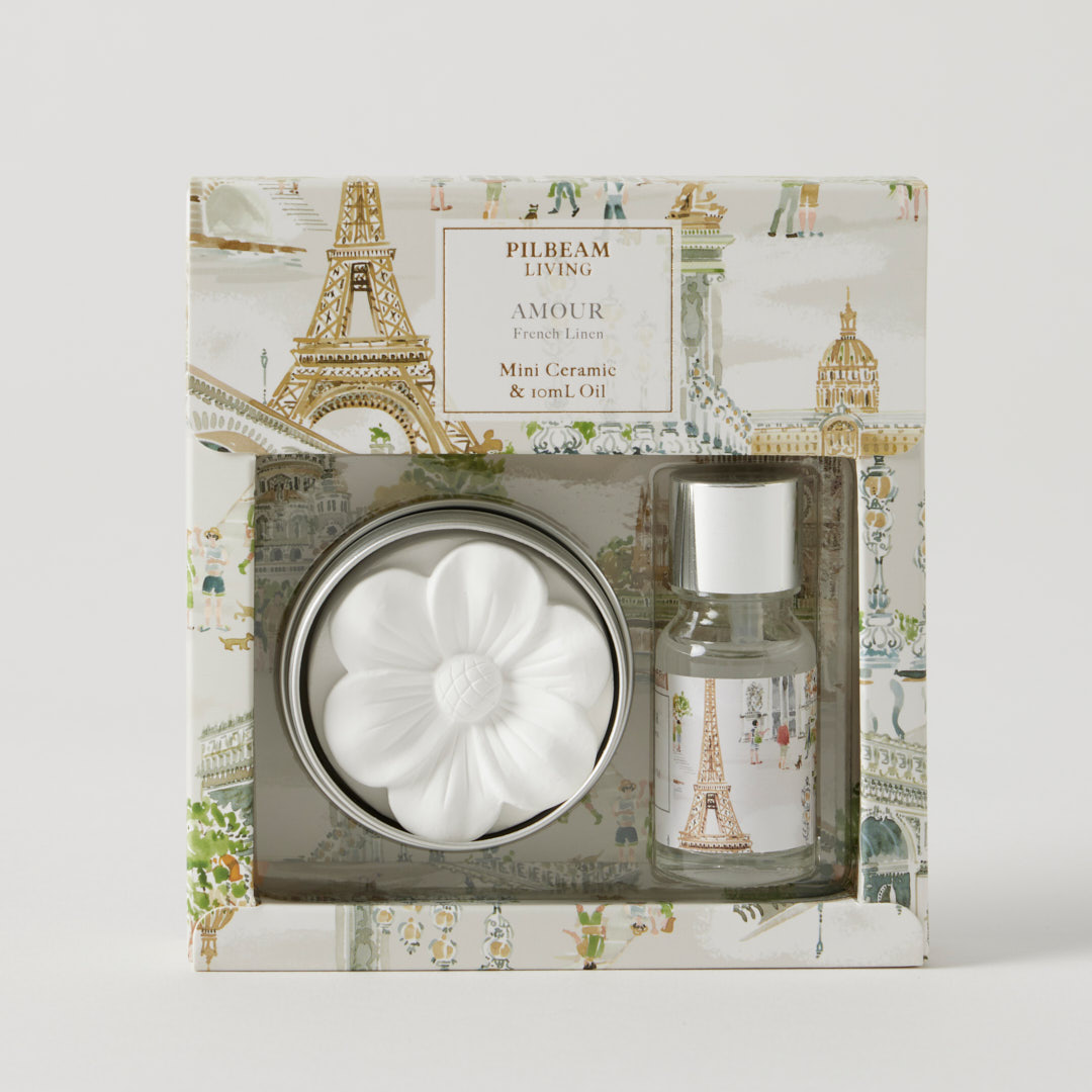 Amour Scented Disc Gift Set - French Linen - Pilbeam Living