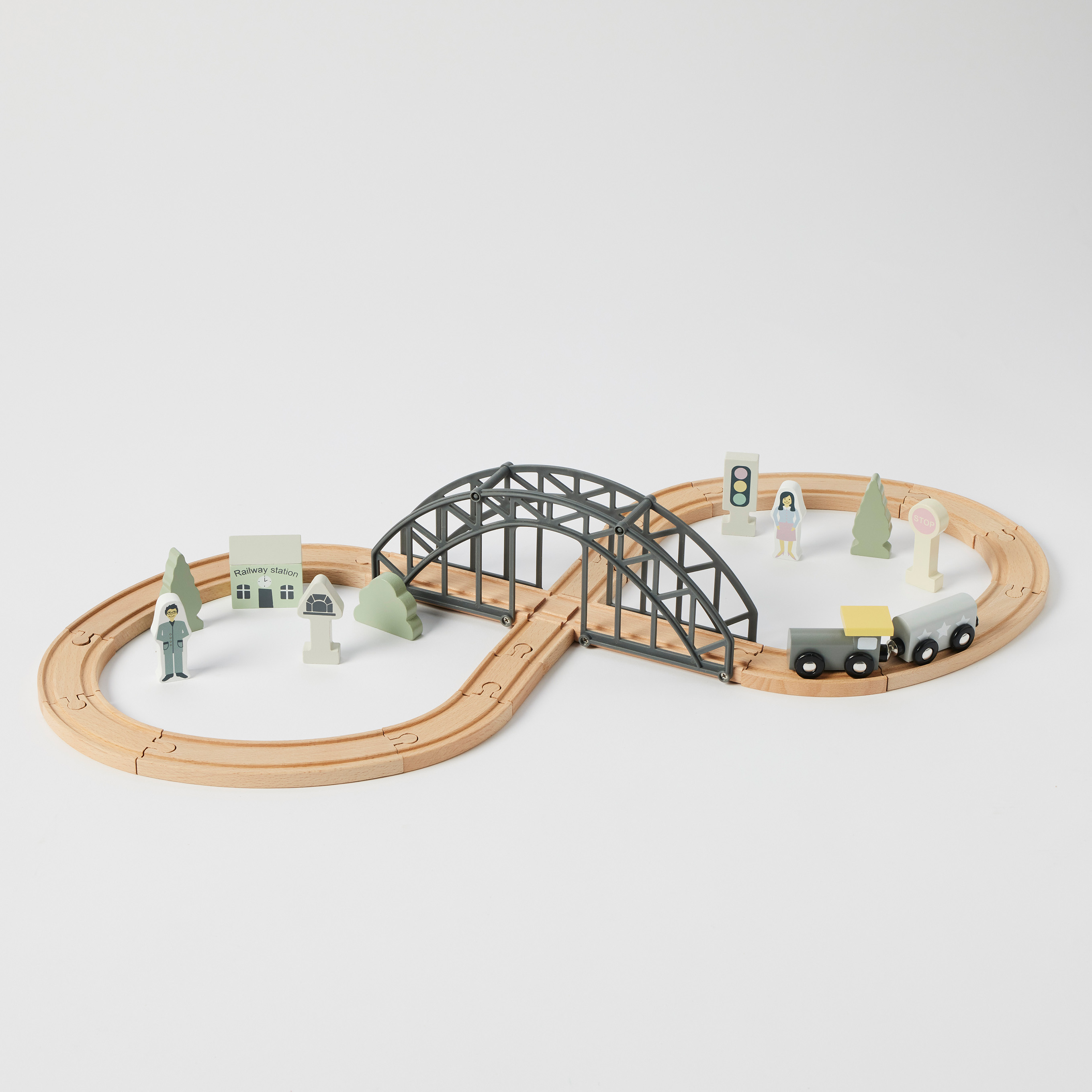 Wooden Train Set - Pilbeam Living