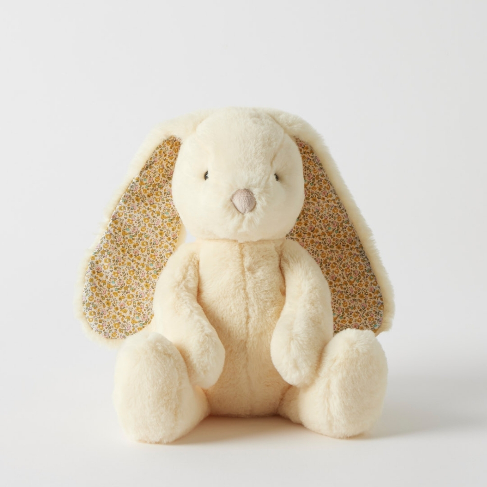 Jiggle & Giggle Floral Lemon Bunny Medium - Pilbeam Living