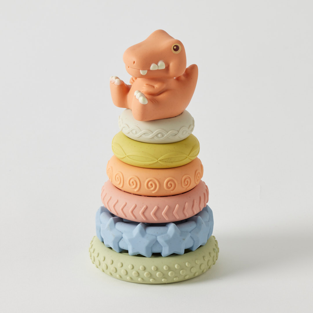 Jiggle & Giggle Eco-Friendly Dinosaur Stacker - Pilbeam Living