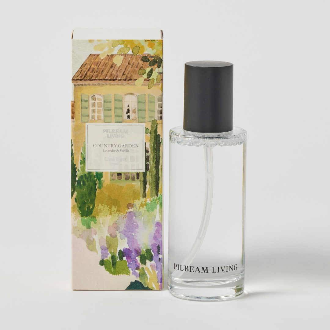 Country Garden Scented Linen Spray - Lavender & Vanilla - Pilbeam Living