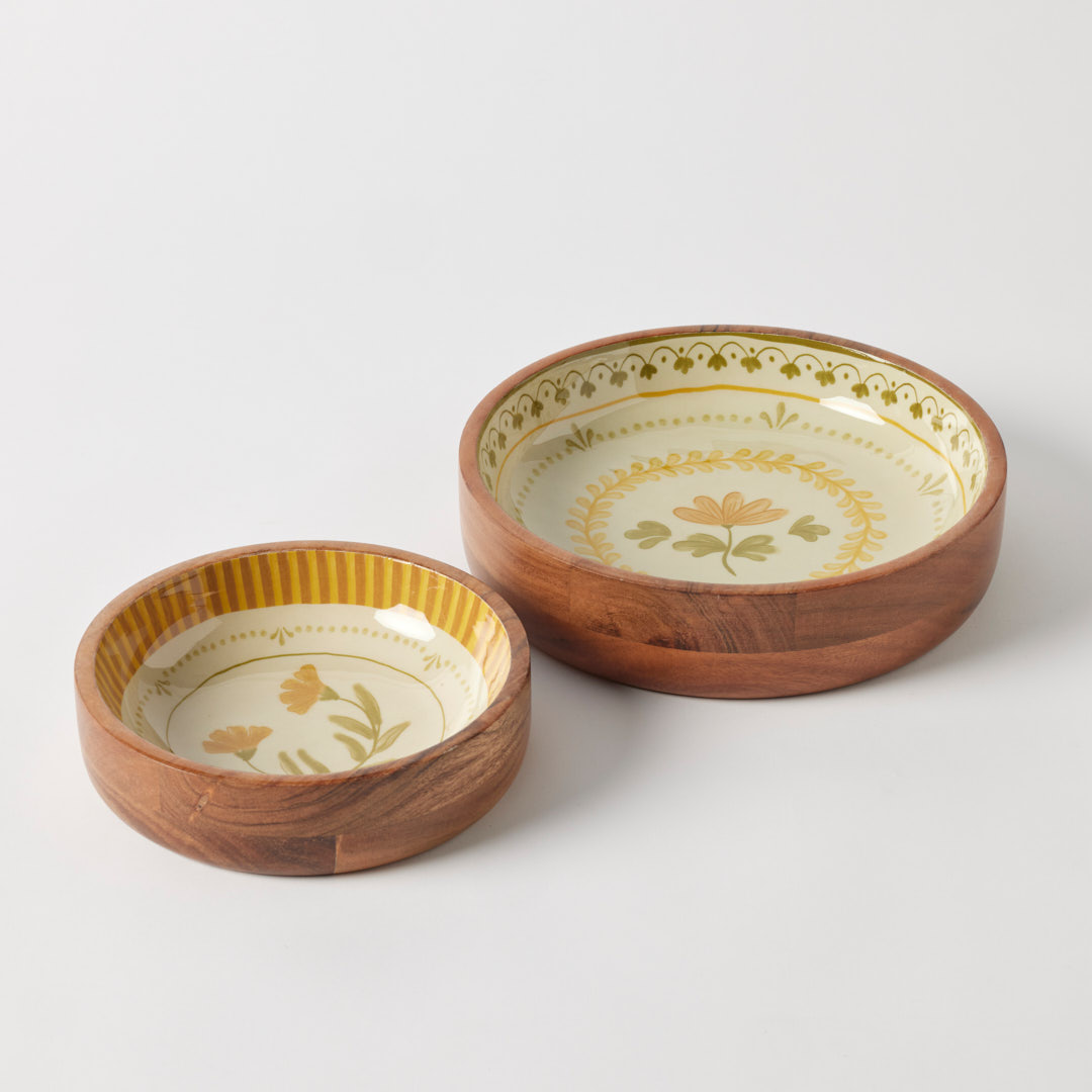 Provence Shallow Bowl Set of 2 - Pilbeam Living