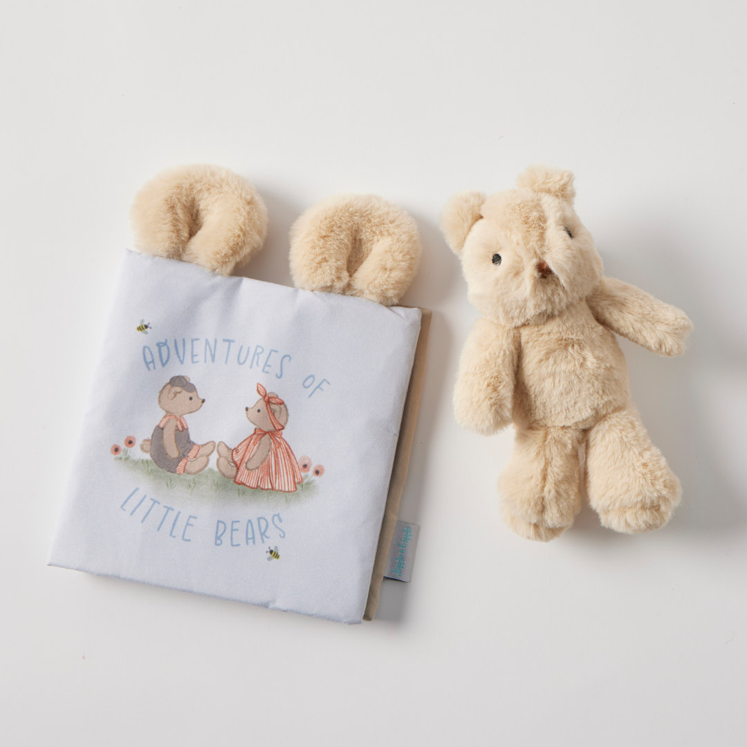 Jiggle & Giggle Bear Adventures Activity Fabric Book & Toy Set ...