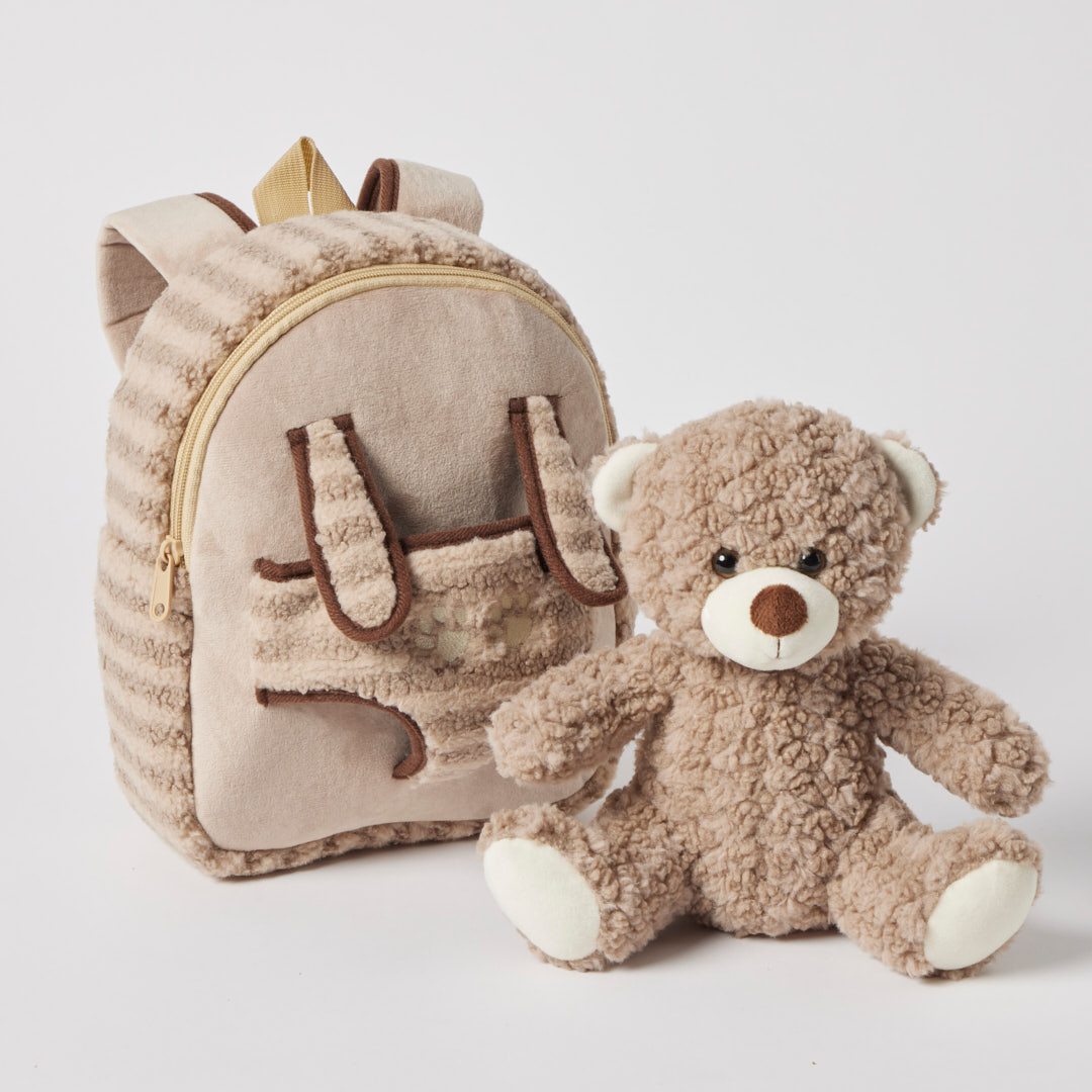 Jiggle & Giggle Plush Bear Buddy Backpack - Pilbeam Living