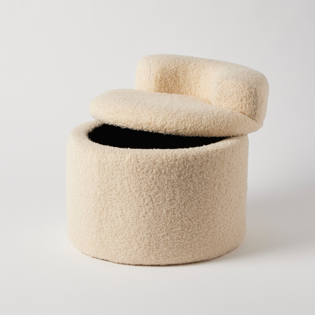 Jiggle & Giggle Bouclé Kids Storage Chair - Pilbeam Living